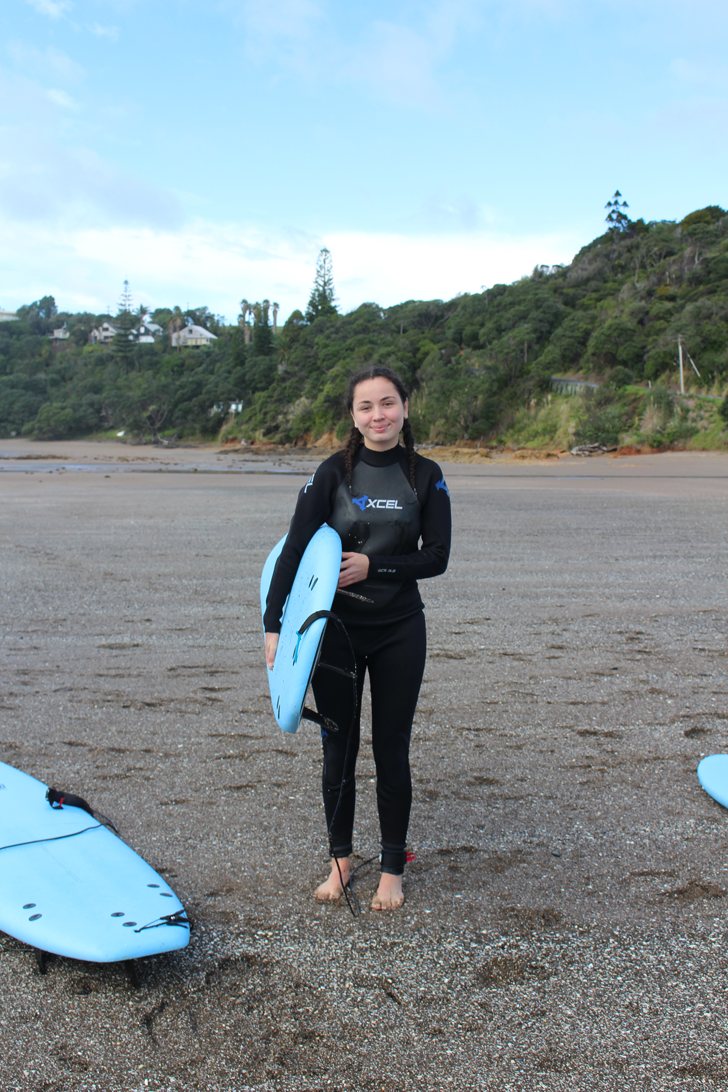 Surfing at Sandy Bay, Tutukaka – Study Northland | International ...